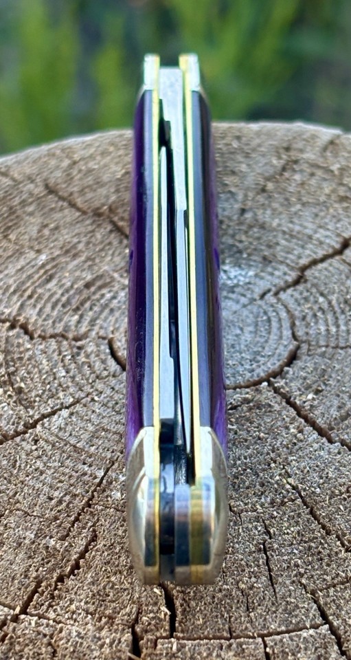 Great Eastern Cutlery #81 Boss Bull Keeper, Smooth Violet Cattle Bone ...