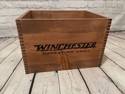Vintage Winchester Rifle Parts Crate Replica - Man-cave, Decor, Storage ...