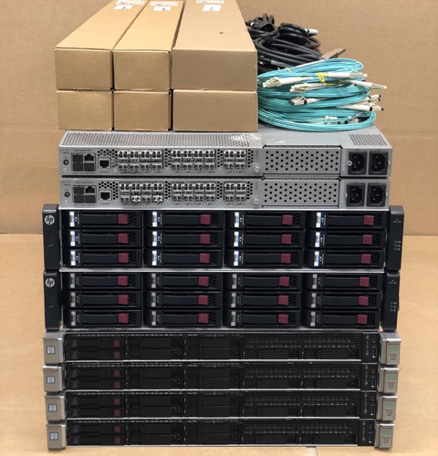HP MSA 2040 DL360 Gen9 52.8TB SSD & SAS 10Gbit iSCSI 80-Core 1TB SAN ...
