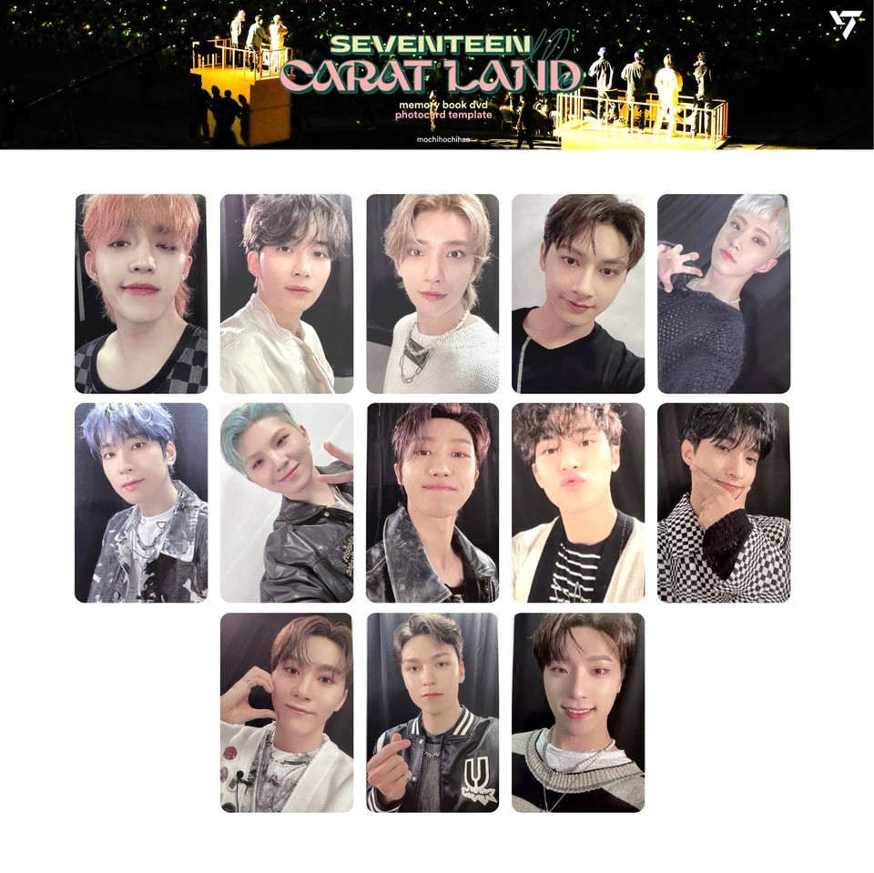 SEVENTEEN 2022 6TH FAN MEETING official Photo card CARAT LAND DVD ver ...