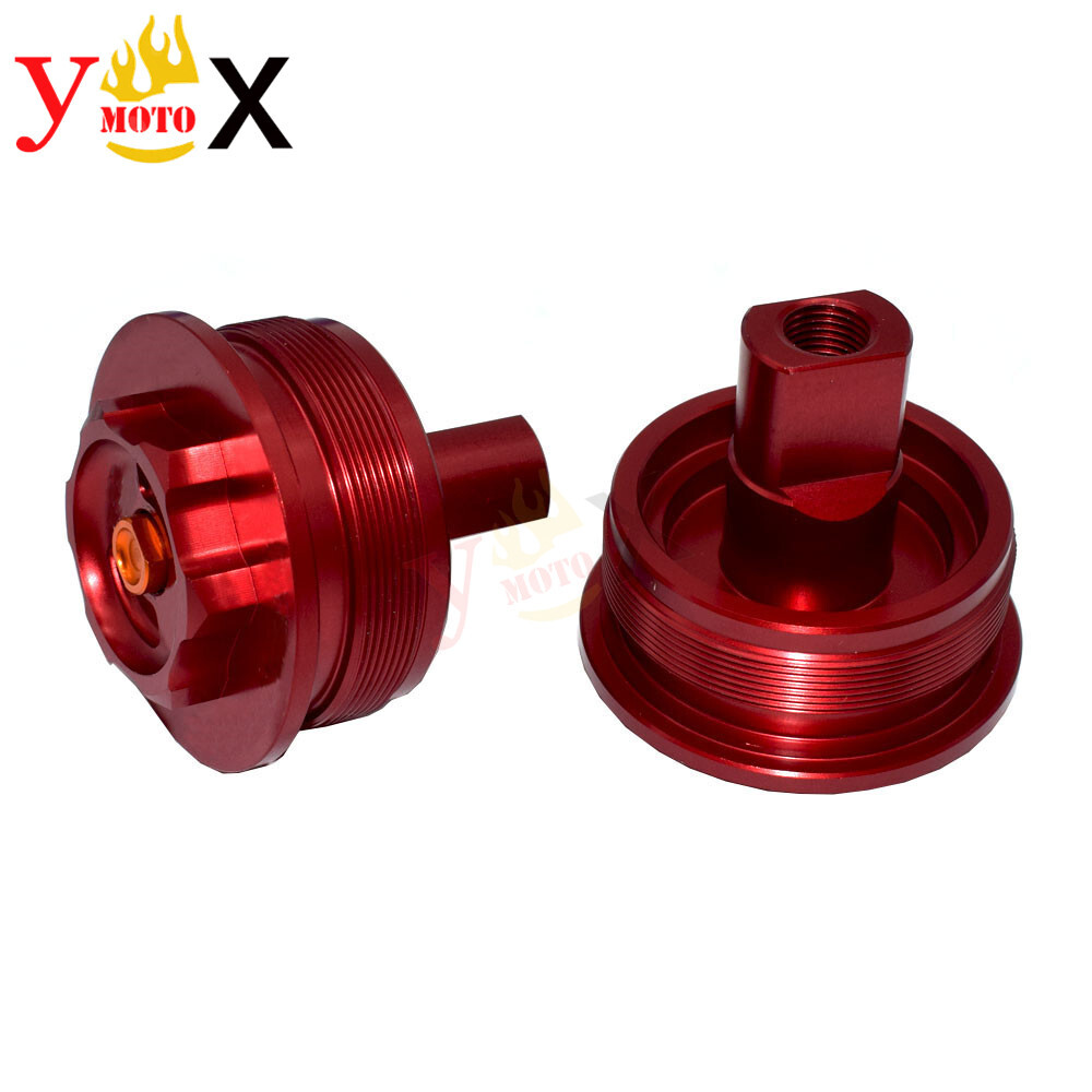 Front Fork Top Cap Shock Absorber Screw Cover For Kawasaki KLX250 S D ...