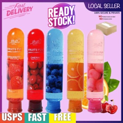 Edible Fruit Flavor Lubricant Gel Lube Edible Oral Sex Sexual Massage Oil Adult | eBay
