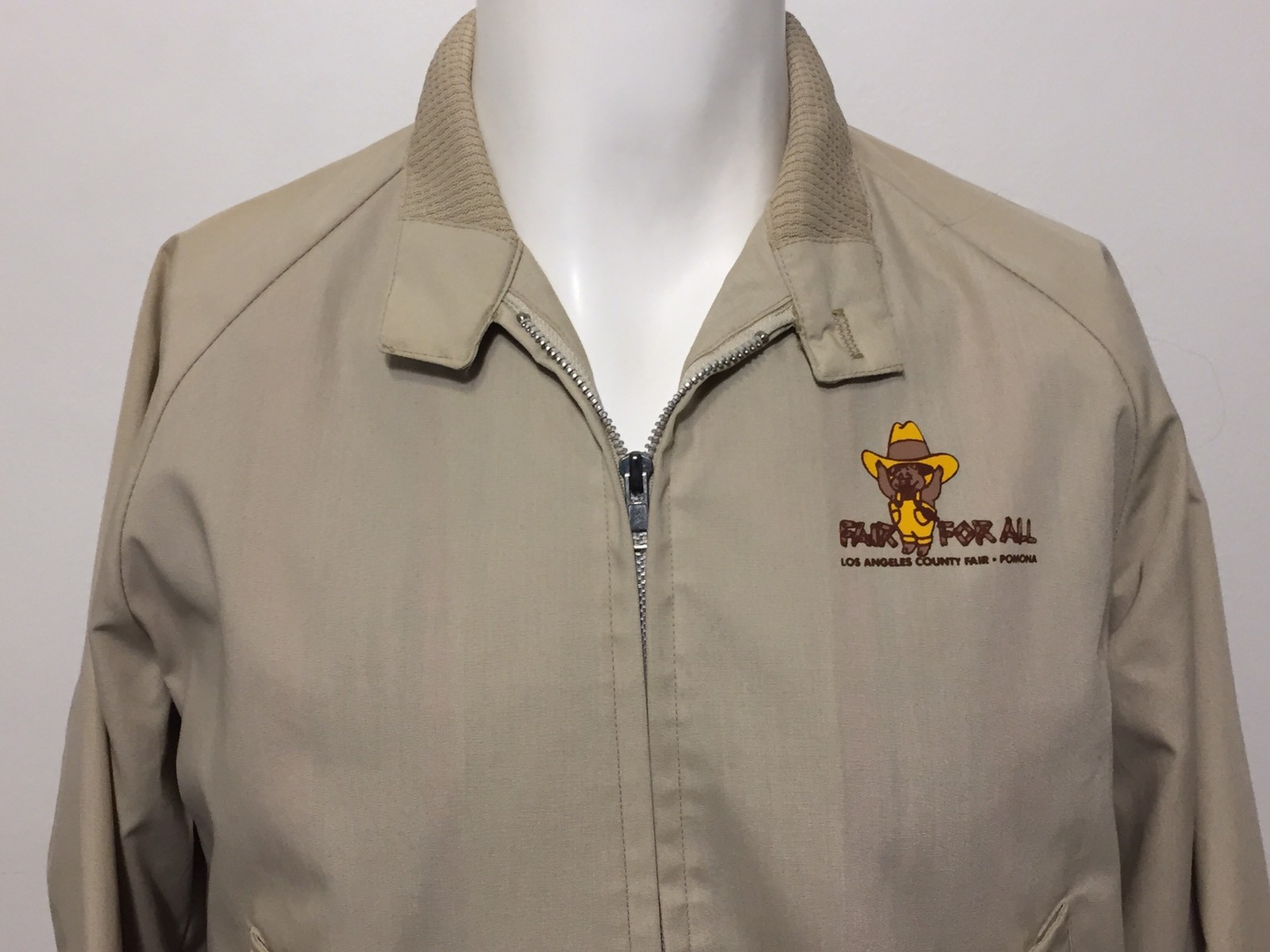 Vintage 1980s NEW Los Angeles County Fair Jacket M Th… - Gem