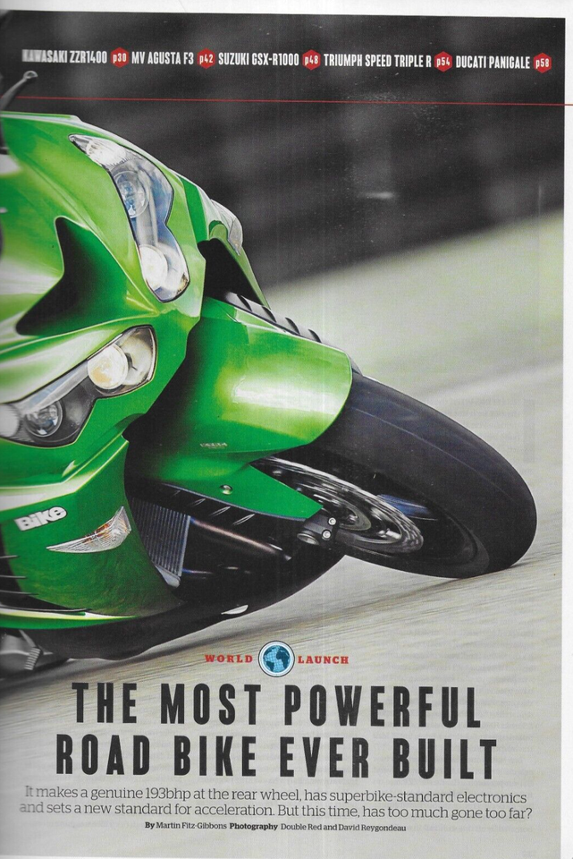 Bike Motorcycle Magazine Ducati Panigale MV Augusta F3 Kawasaki Triumph ...