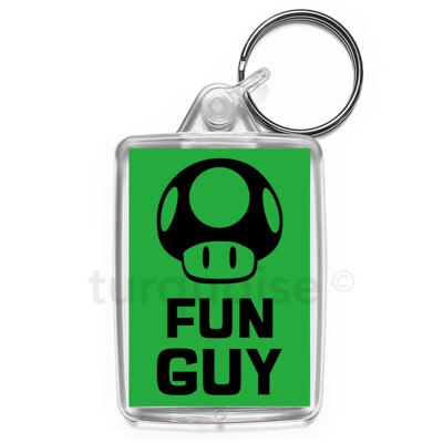 Fun Guy Fungi Mushroom Keyring Funny Joke Gift Key Fob Keychain ...