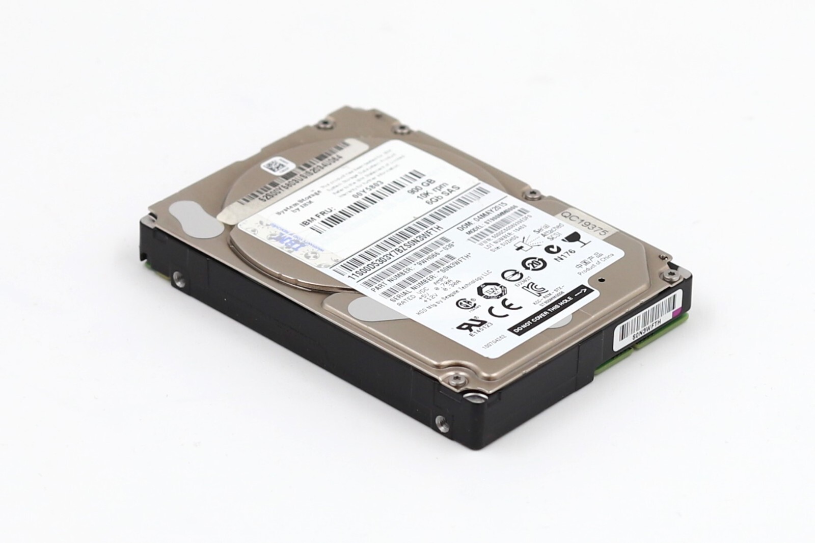 IBM ST900MM0006 900GB 2.5" 6Gb/s 10K RPM SAS Hard Drive FRU: 00Y5803 ...