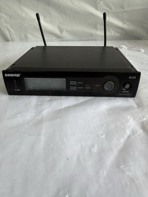 Shure SLX4 Wireless Receiver Black Display, SLX System | eBay