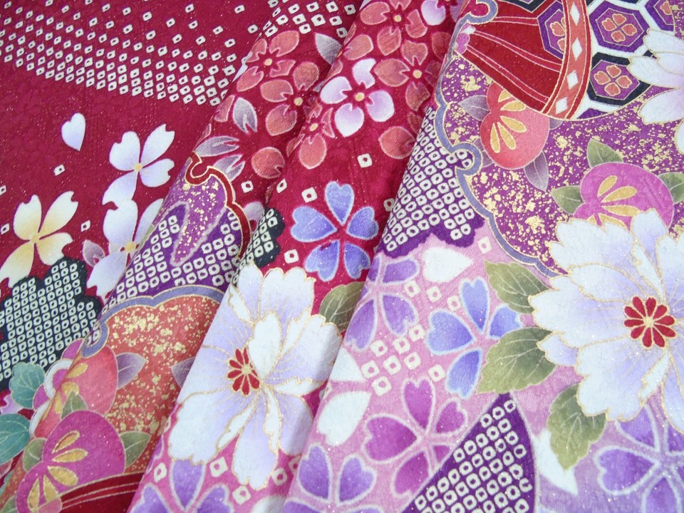 [AYANE] TEMARI BALL SNOW FLAKES WINE RED (Sample) - Japanese Silk ...