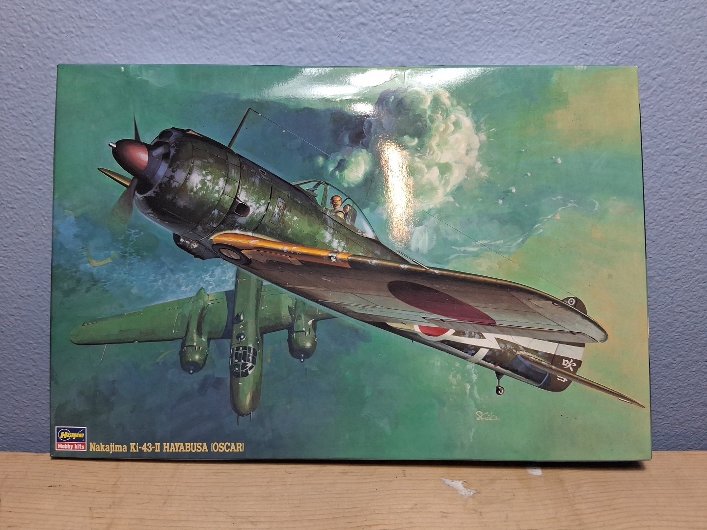 HASEGAWA Japan IJA KI-43 Peregrine Falcon ( OSCAR ) plastic scale model ...