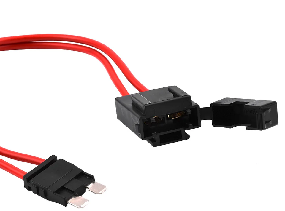 Car Modification ACC Fuse Box Standard Fuse Tap Power Socket Holder ...