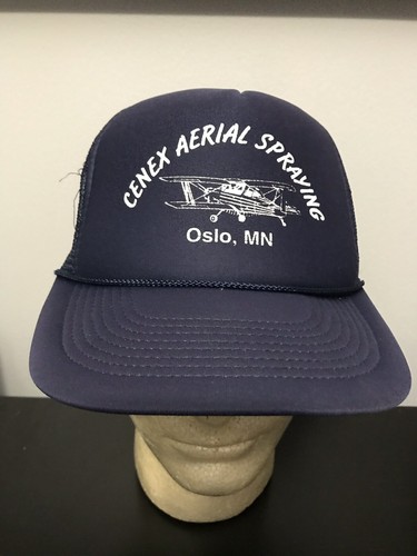 VINTAGE Cenex Aerial Spraying Oslo MN Baseball Cap Trucker Hat Mesh ...