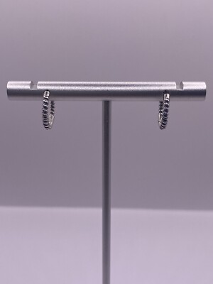 Screw Winding Design Sterling Silver Earrings | eBay