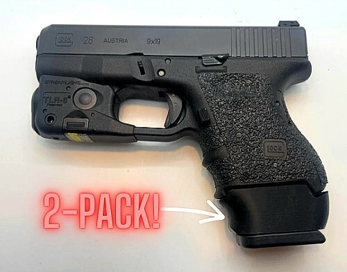 2-PACK! Magazine sleeve/adapter for Glock 26/27. Fits Glock 19/23 ...