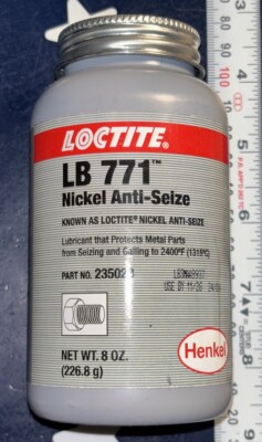 Loctite LB 771 Nickel Grade Anti-Seize 8oz (226mL) Brush Top 235028 ...
