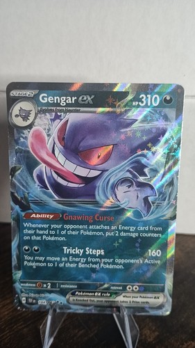 Gengar ex Scarlet & Violet-Temporal Forces 104/162 Holo Double Rare ...