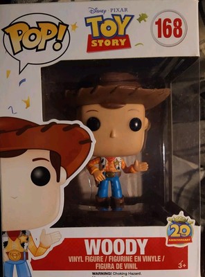 WOODY Funko Pop! Vinyl: Pixar - TOY STORY Woody #168 NEW 849803068776 ...