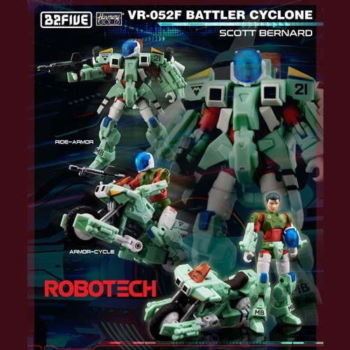 Robotech Figures - 1/28 Scale VR-052F Battler Cyclone Scott Bernard ...