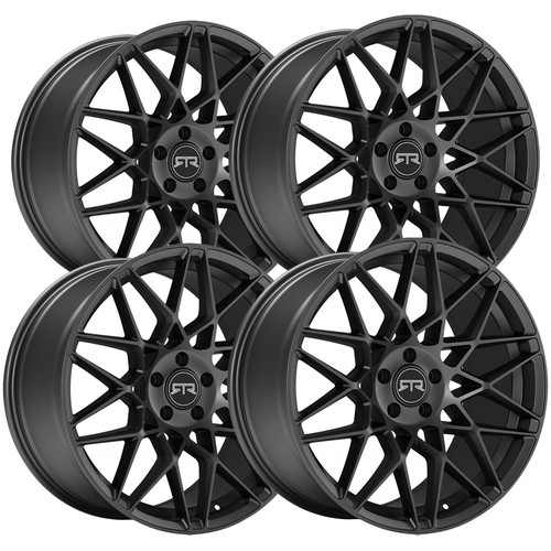 (Set of 4) RTR Tech Mesh 20x9.5 5x4.5" +33mm Gunmetal Wheels Rims 20 ...