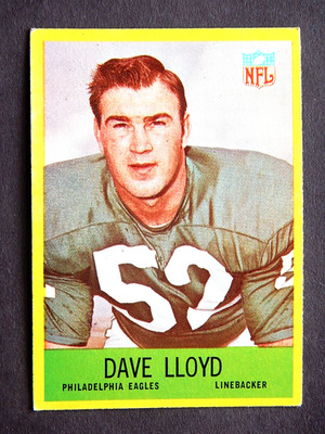 Dave Lloyd #138 Philadelphia 1967 Football Card (Philadelphia Eagles ...