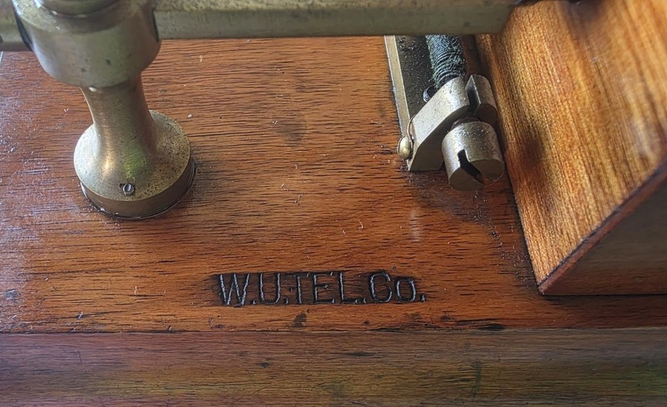 Antique JH Bunnell Telegraph Key & Sounder 150hm -Western Union Tel Co ...