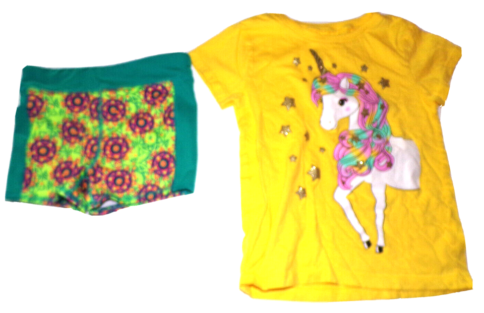 5 lot size 6 girls 3 pants 1 new Unicorn tee 1 new MTA shorts R1 | eBay