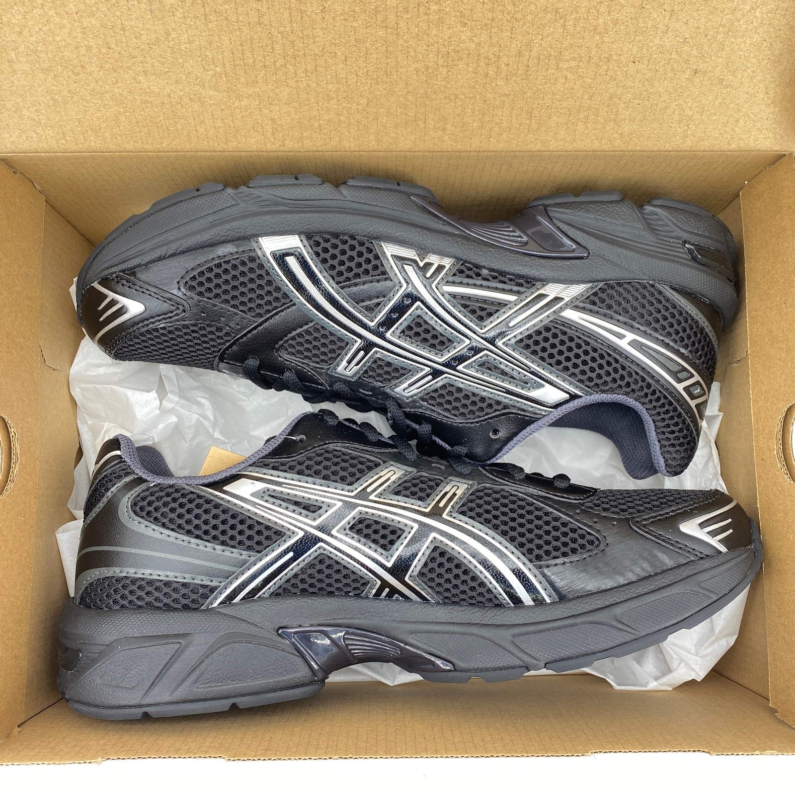 Asics Gel-1130 "BLACK PURE SILVER" 2023 - Size 9 - 1201a906 001 (7892 ...