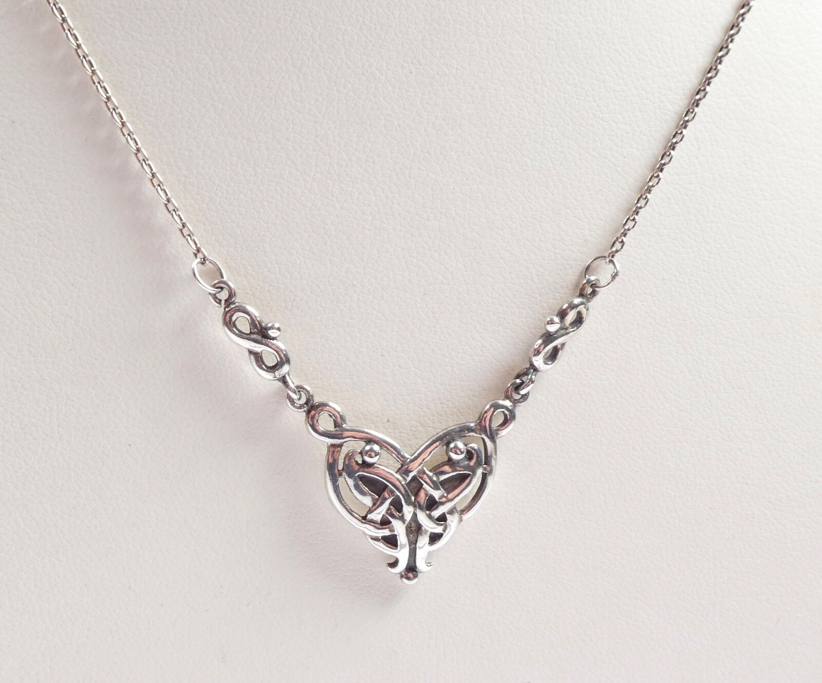 Kit Heath Celtic Choker Necklace 925 Sterling Silver - Gem