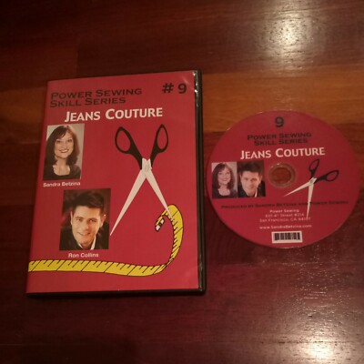 RARE Power Sewing Skill Series #9 Jeans Couture DVD Sandra Betzina Ron ...