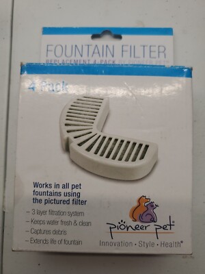 Pioneer Pet Water Fountain Filters Replacement New | eBay