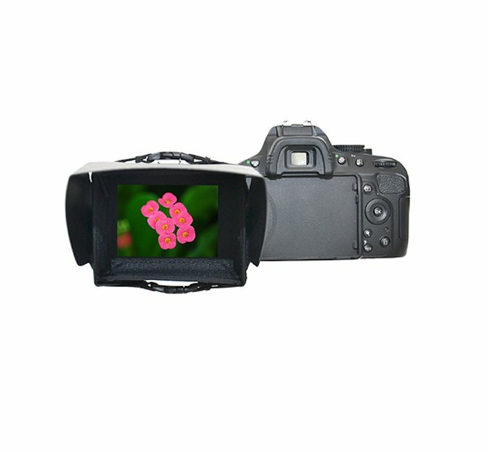 JJC LCH-DV30 Universal LCD Hood for Collapsible 3" Screen Display ...