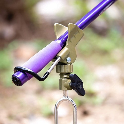 360° Adjustable Fishing Rod Holder Bank Rod Stand for Beach Sturdy Pole ...