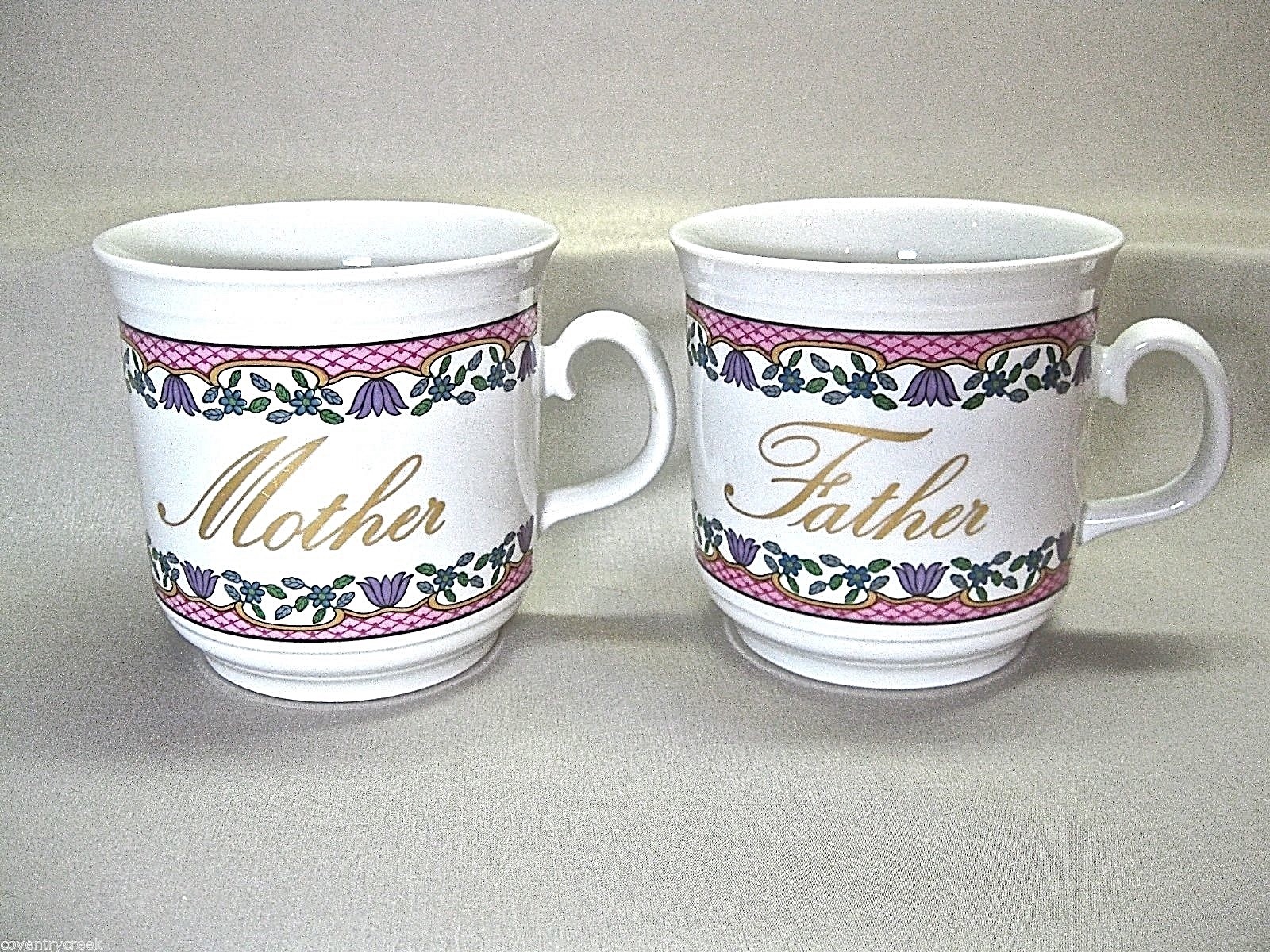 SCHUMANN ARZBERG .. PAIR OF MOTHER & FATHER MATCHING PORCELAIN COFFEE ...