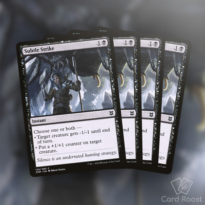 MTG x4 Subtle Strike 128/280 Zendikar Rising ZNR Playset | eBay