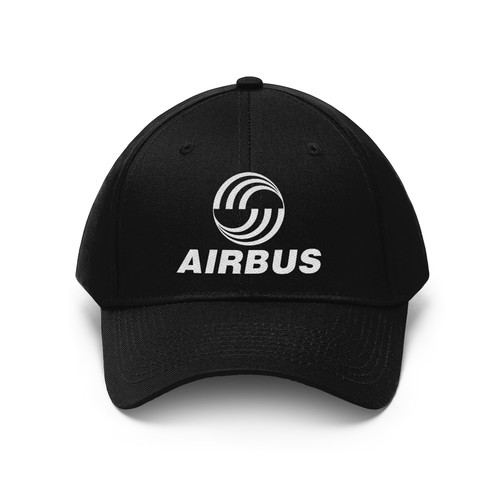 Airbus Aircraft Company Black Hat Twill Cap Baseball Cap Size S/M And L ...