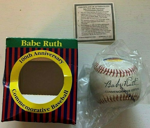 Babe Ruth 100th Anniversary Commemorative Baseball in Original Box W ...