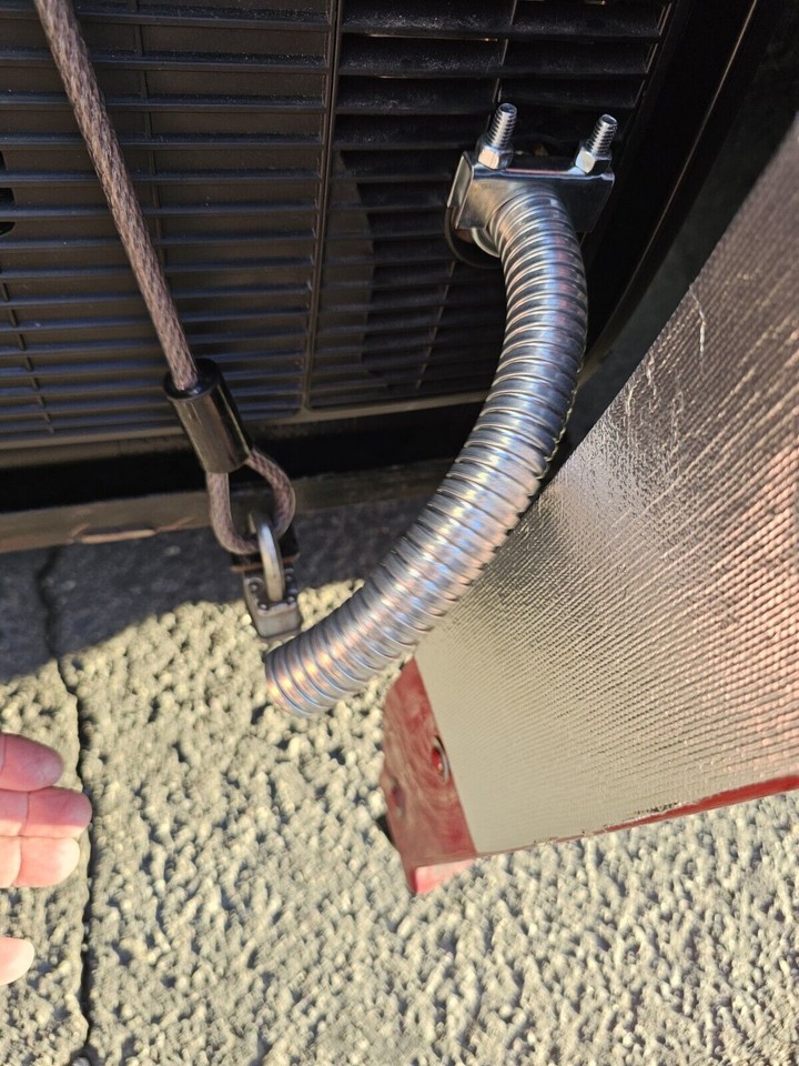 GenExhaust for Predator 5000 Generator 1" Galvanized Steel Flex ...