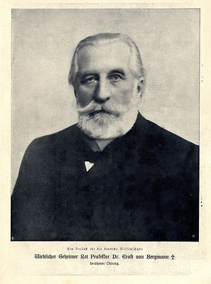 Berühmter Chirurg Professor Dr. Ernst von Bergmann verstorben Text ...