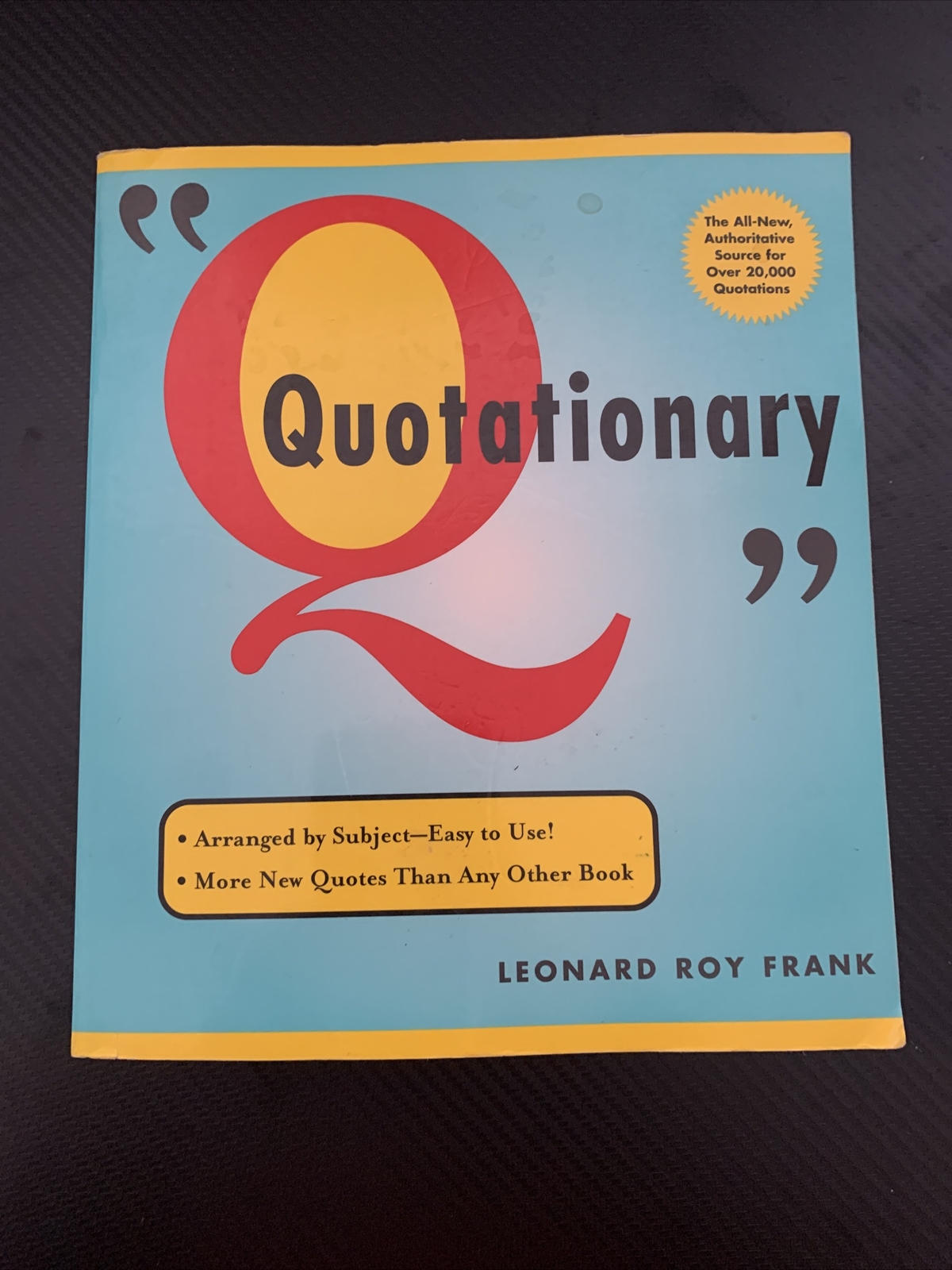 Quotationsary Leonard Roy Frank Random House The New Authority | eBay