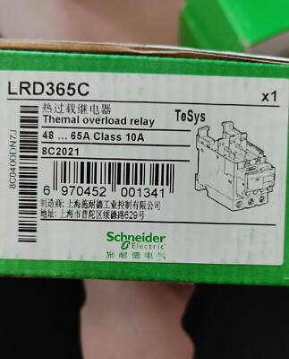 1PC NEW Schneider LRD365C Thermal Overload Relay LR-D365C 48-65A | eBay
