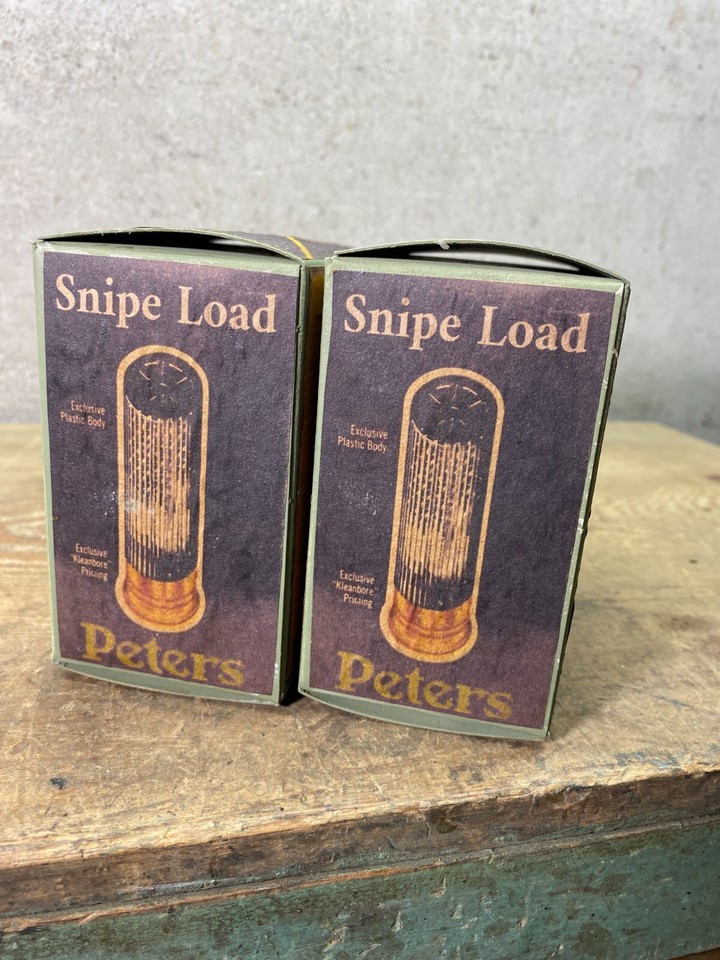 2 - Peter's Snipe Load Shotgun Shell Hunting Reloading Boxes 12 Gauge ...