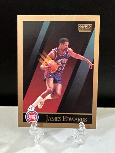 1990 SkyBox #85 James Edwards Detroit Pistons MINT Free Shipping | eBay