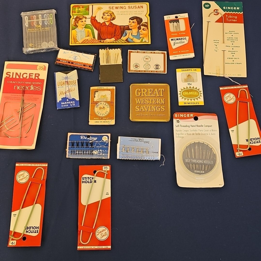 Lot of Vintage Sewing Machine Needles Susan Singer Milwards Stitch ...