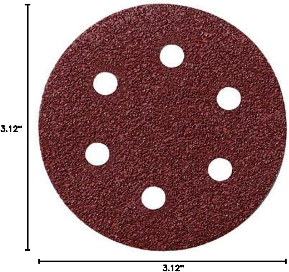 624051000 3-1/8-Inch P40 Cling-Fit Sanding Discs, 25-Pack 744110731194 ...