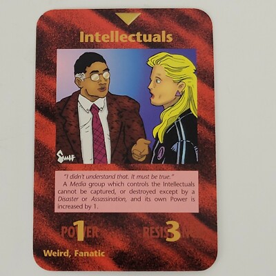 Intellectuals - Illuminati INWO CCG SJG Steve Jackson Card Game | eBay