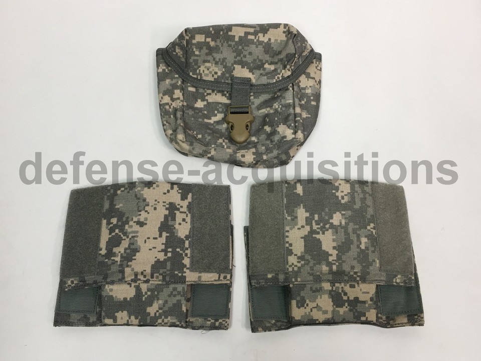 NEW USGI Padded Large Utility Pouch ACU IFAK MOLLE First Aid Pouch w/ 2 ...