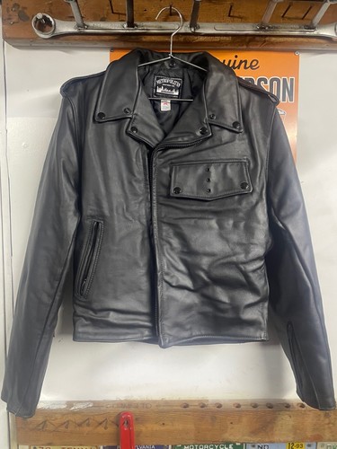 vtg Detroit Police/Motorcycle Jacket- sz 38 | eBay