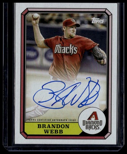 Brandon Webb 2025 Topps Archives 1987 Topps Boardwalk and Baseball ...