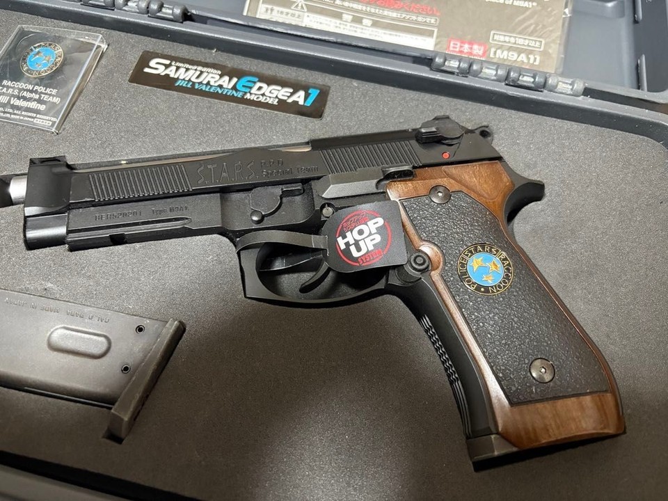 Tokyo Marui Samurai Edge Jill Valentine Model Gas Gun Limited Edition ...