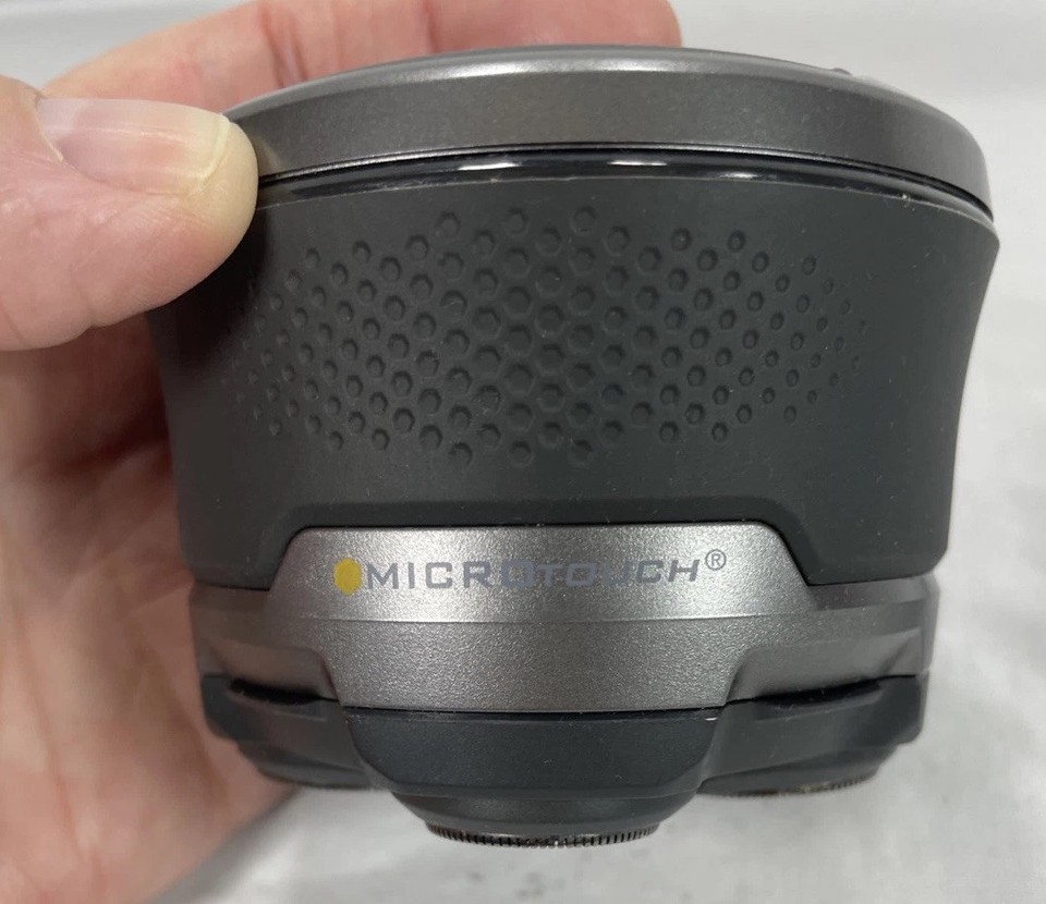 Microtouch Titanium Electric Head Shaver, Rechargeable Head and Face ...