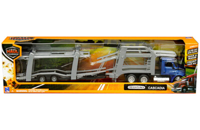 NEW RAY 16033 LONG HAUL TRUCKER FREIGHTLINER CASCADIA CAR CARRIER 1/43 ...